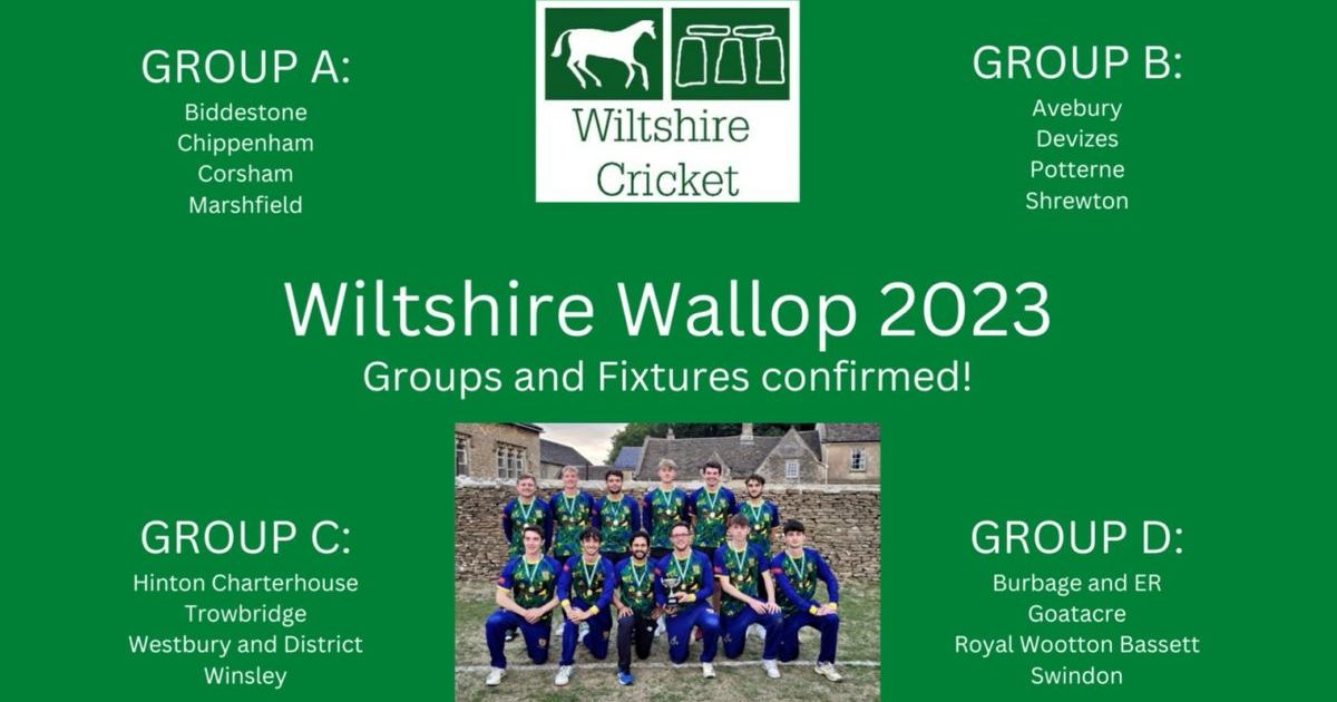 Wiltshire Wallop 2023 Groups and Fixtures confirmed | Wiltshire Cricket